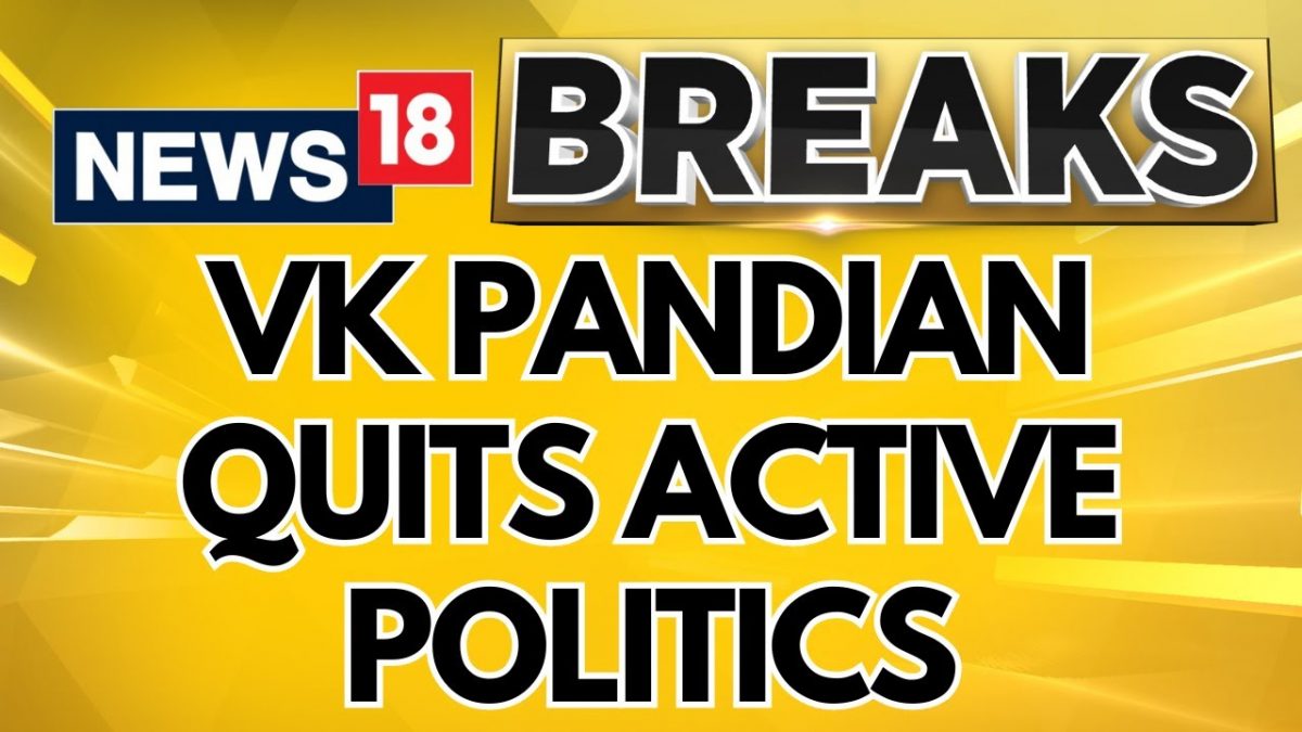'I'm Sorry...': VK Pandian Quits Active Politics After BJD Loses Odisha ...