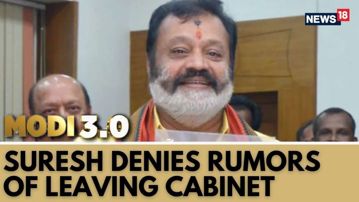 Suresh Gopi Denies Resignation Rumors And Accuses Media Of Spreading Fake News | Modi 3.0 ...