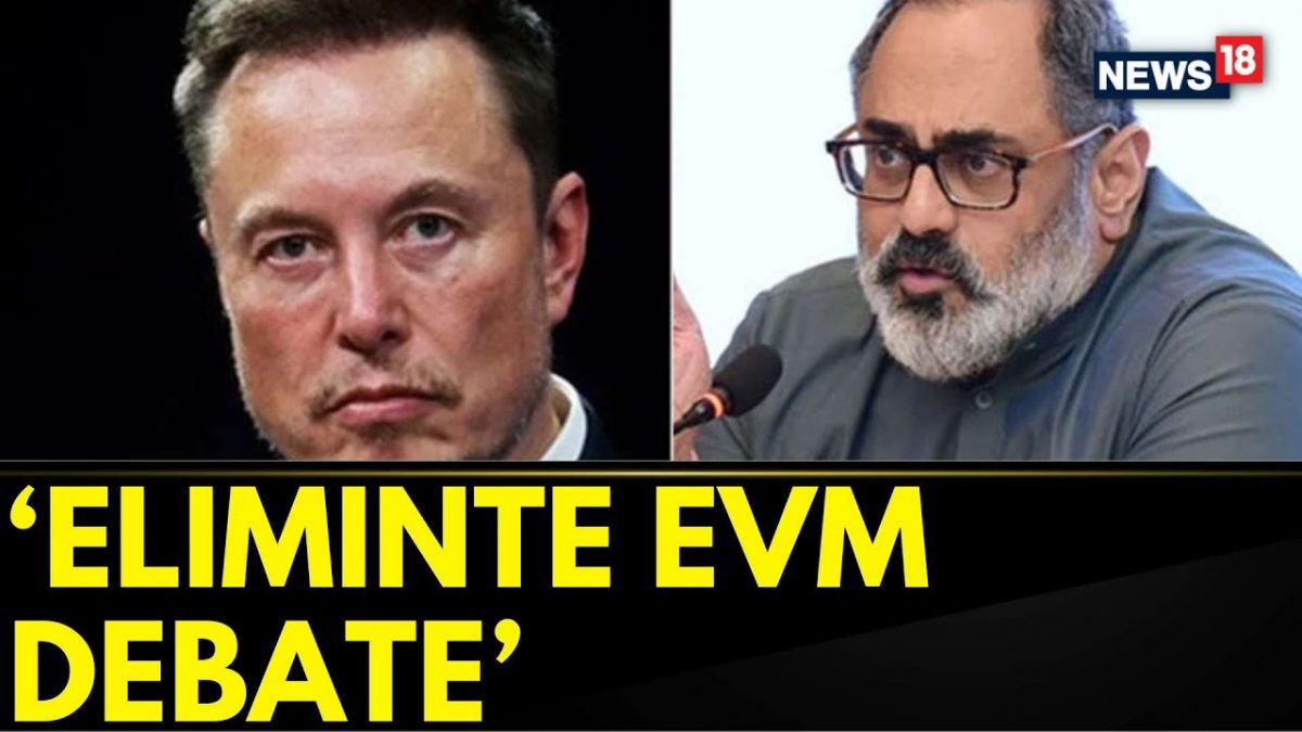 Lok Sabha Elections 2024 | Rajeev Chandrasekhar Counters Elon Musk’s EVM Tampering Remark ...