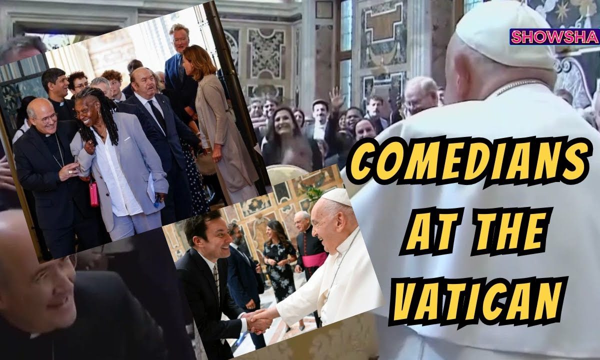 Jimmy Fallon, Chris Rock, Conan O'Brien & Over 97 Comedians Meet Pope Francis At The Vatican ...