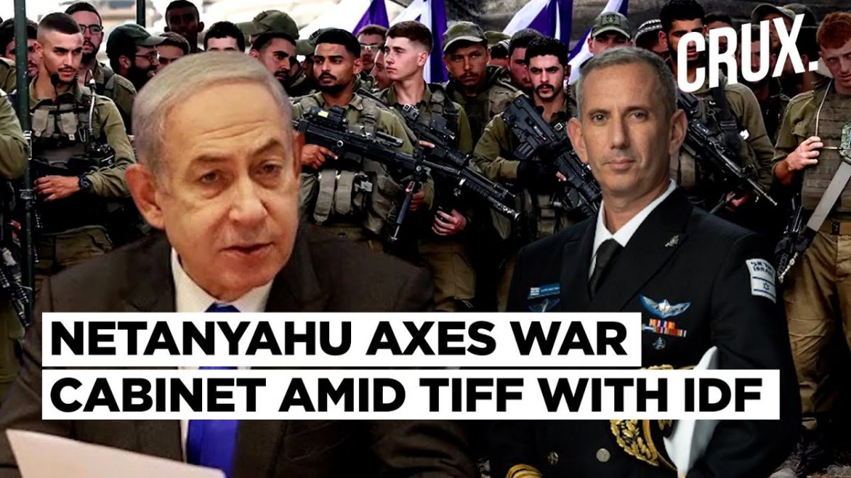 Israel PM Netanyahu Dissolves War Cabinet, Raps "Fools" IDF For ...