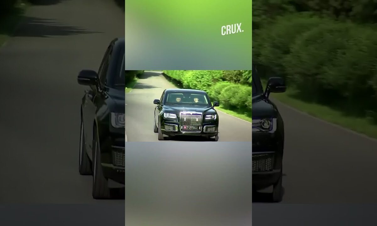 Putin & Kim Take Turns To Drive Each Other In Russian-Made Aurus Limousine - Worldnews.com