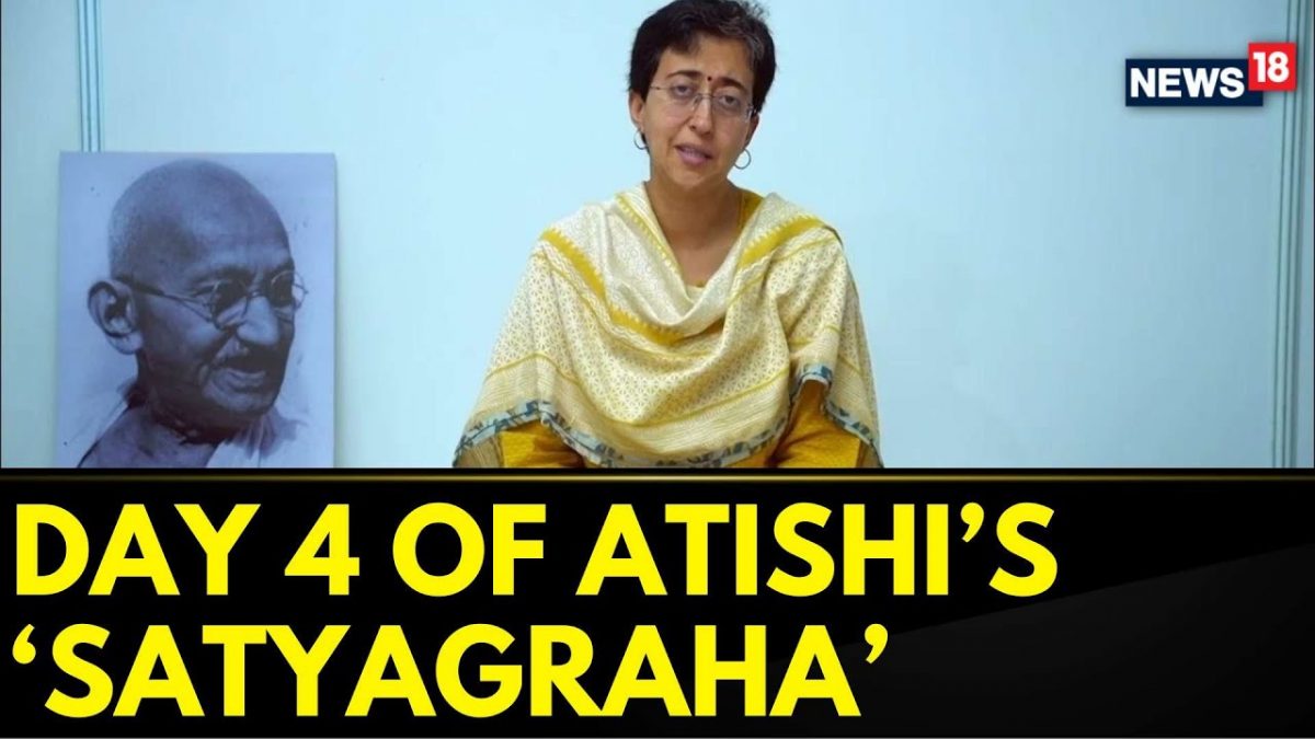 Today Is The Fourth Day Of Delhi Water Minister Atishi's Fast, Atishi ...