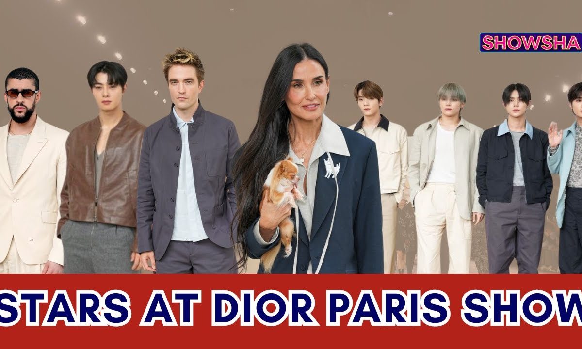 Demi Moore Brings Her Dog To Dior Paris Show; Robert Pattinson, Bad ...