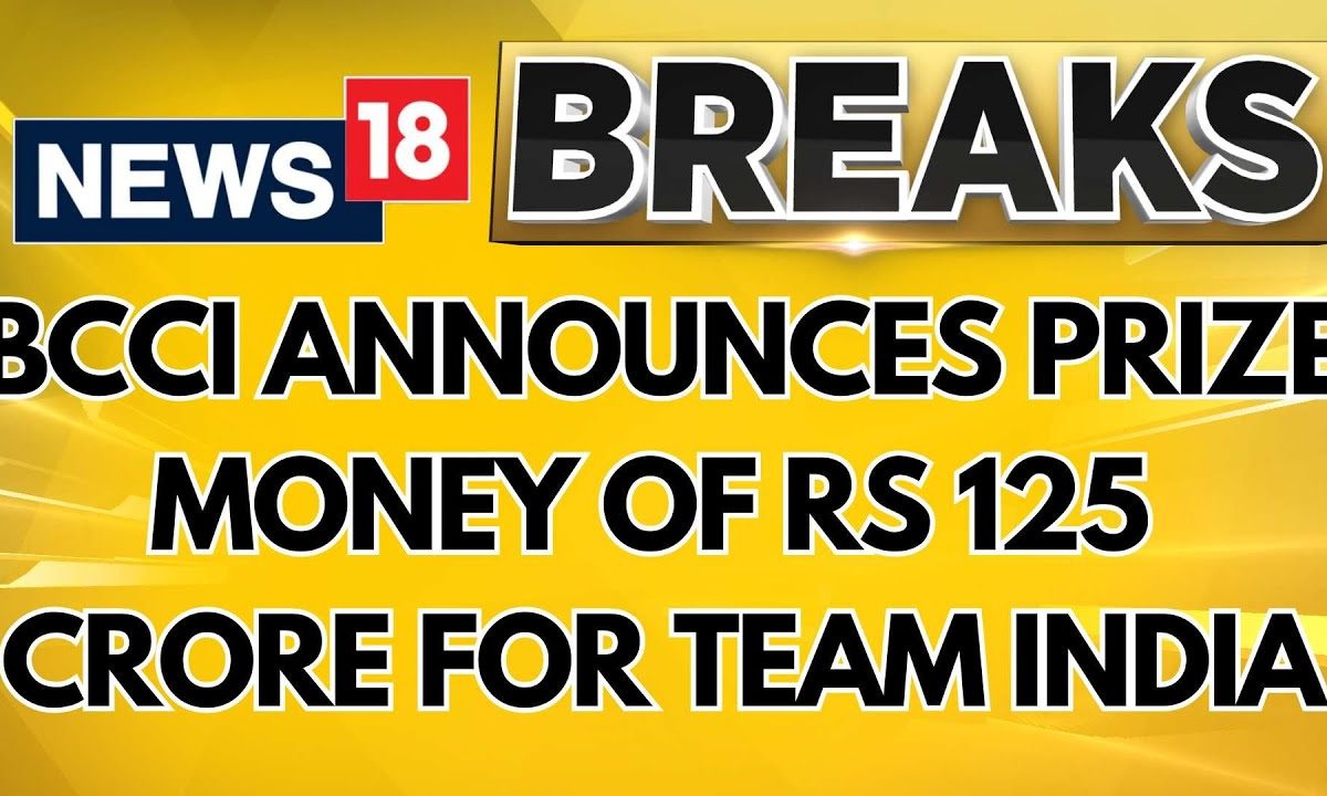 BCCI Announces Rs 125 Crore Prize Money For T20 World Champions Team ...