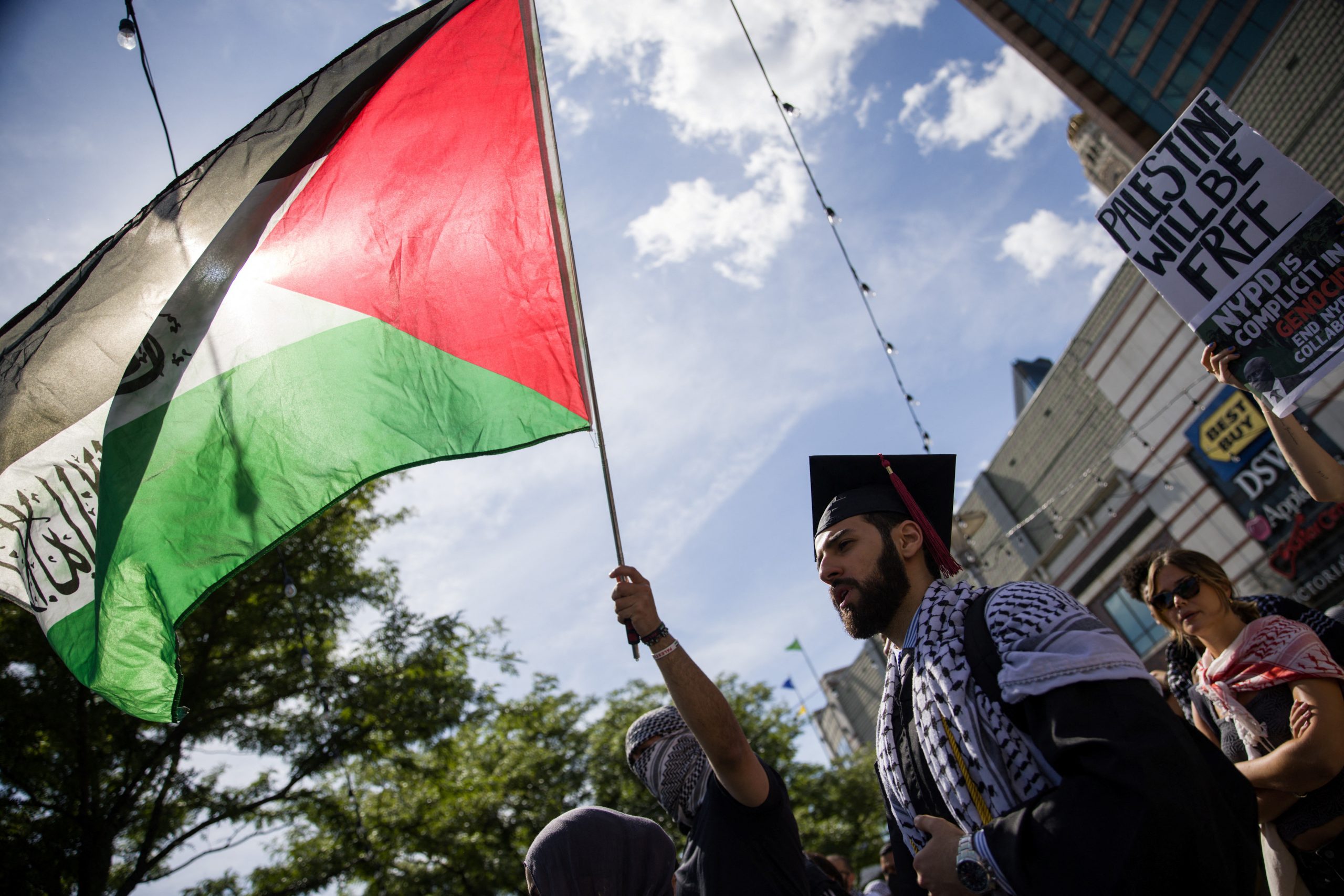 New York: 29 People Detained In Pro-Palestinian Protests At Brooklyn ...