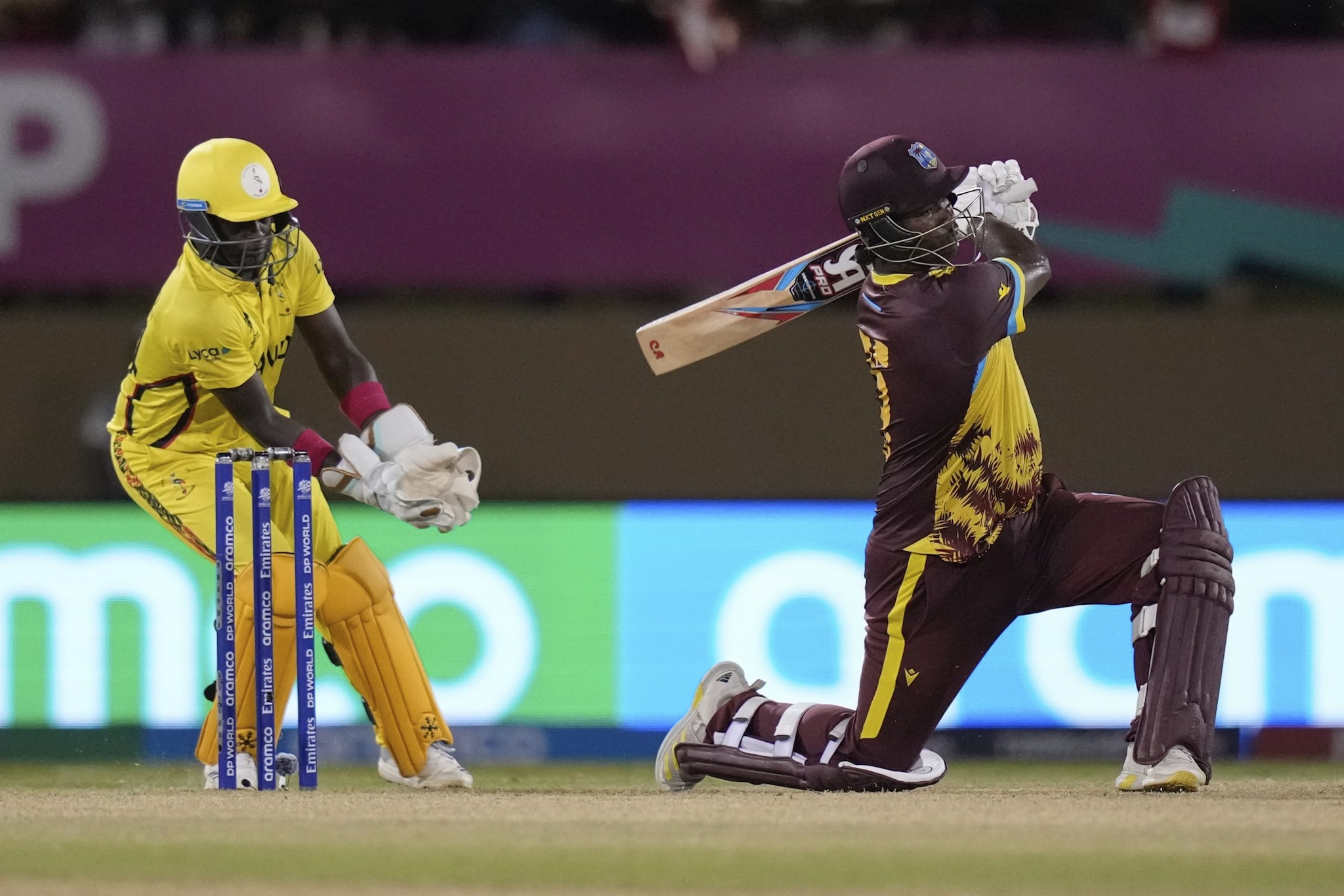 WI vs UGA, T20 World Cup 2024 in Photos: Akeal Hosein's Fifer Helps ...
