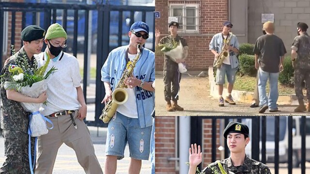 BTS: Jin Breaks Down as He Gets Discharged From Military, Members Host ...