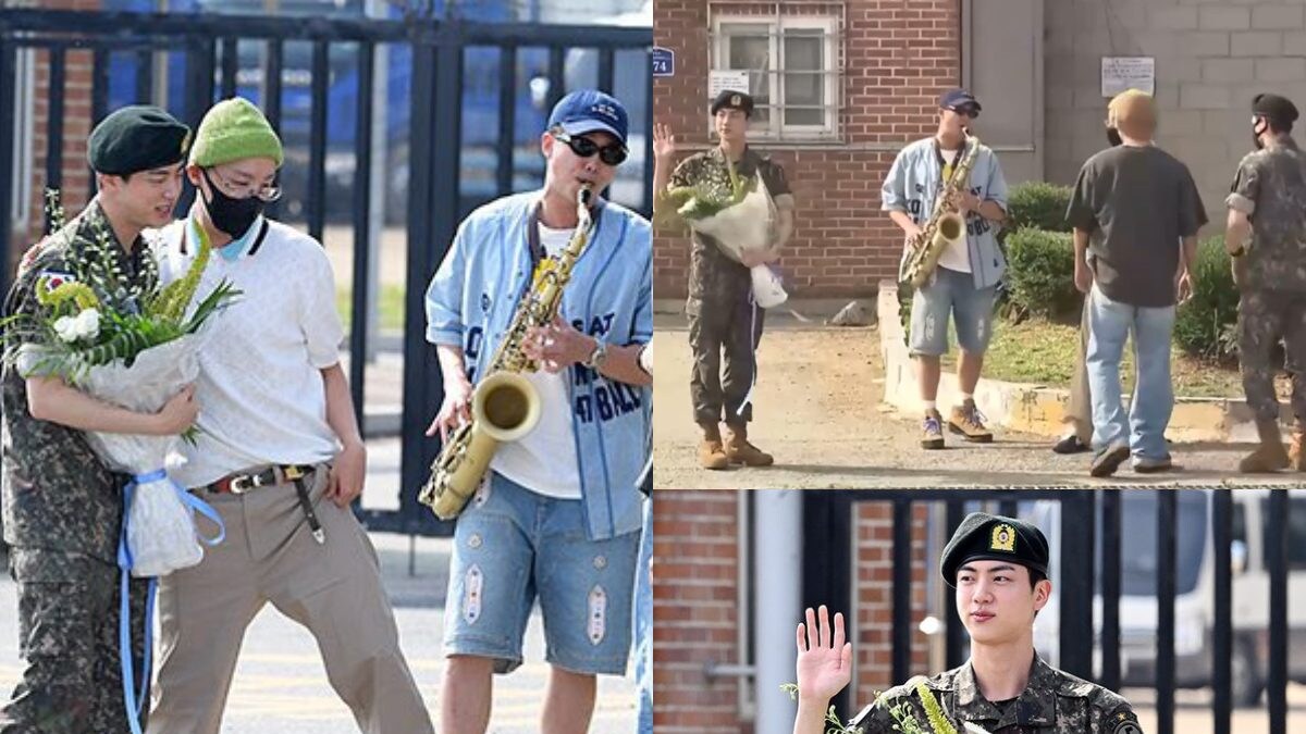 BTS: Jin Breaks Down as He Gets Discharged From Military, Members Host ...