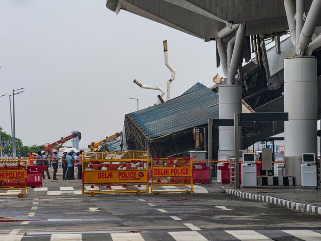 'Damaged Portion At Delhi Airport Terminal 1 Built In 2009': BJP Shares ...