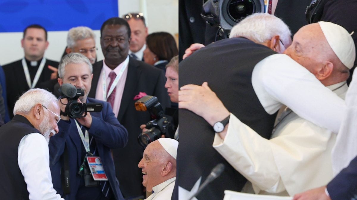 Handshake, Warm Hugs: PM Modi Invites Pope Francis To India During ...