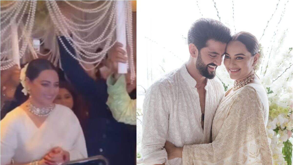 Bride Sonakshi Sinha Gets Emotional During Her Entry; Brothers Kussh ...