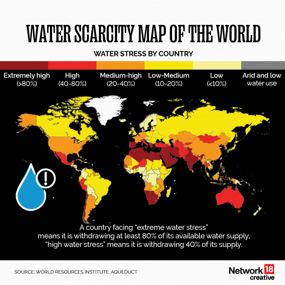 Global Water Crisis: A Look At World's Water Woes | In GFX