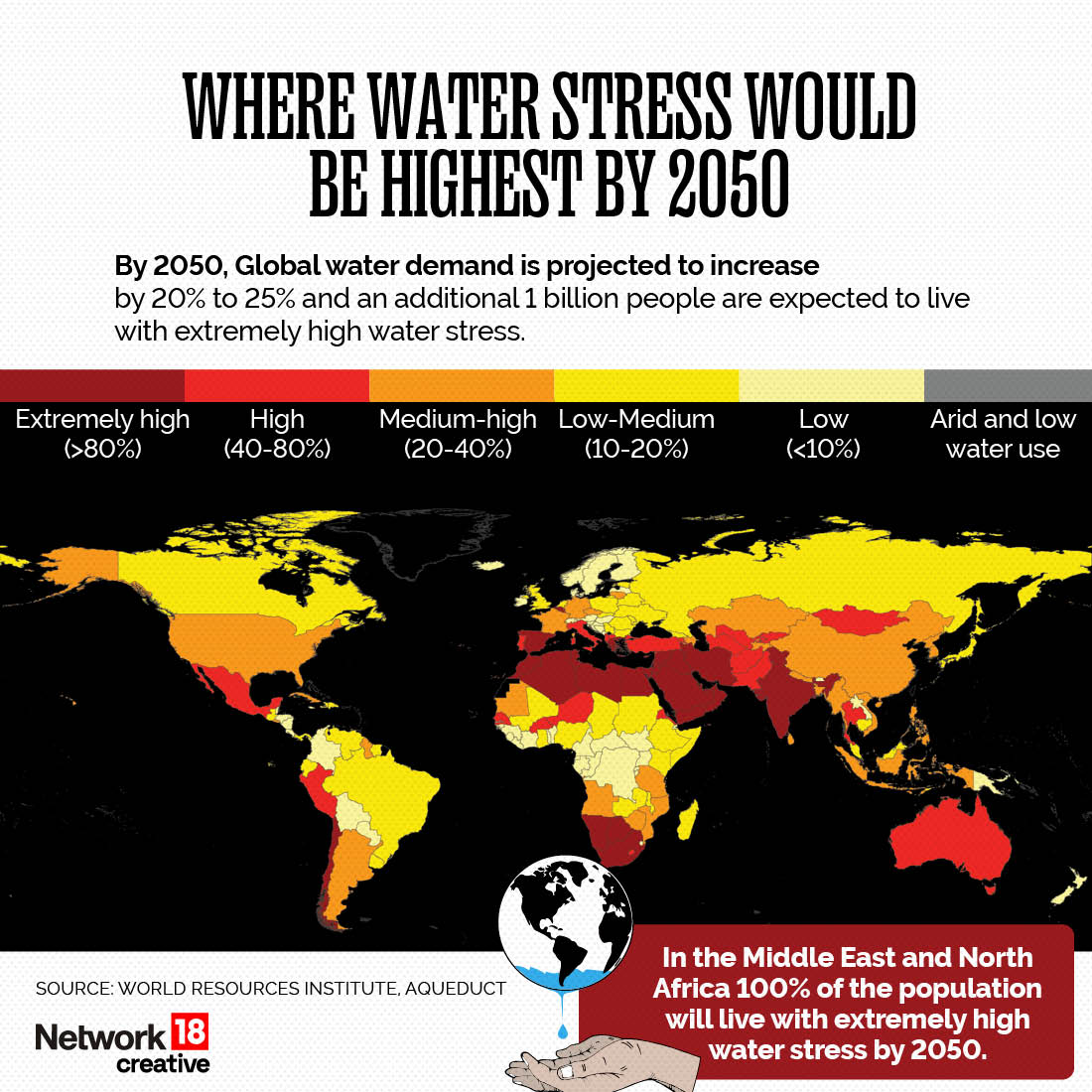 Global Water Crisis: A Look At World's Water Woes | In GFX