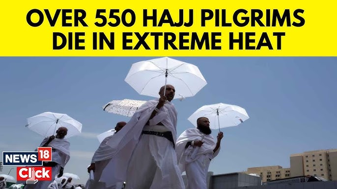 More Than 550 Hajj Pilgrims Dead Due To Heatwave in Mecca - News18