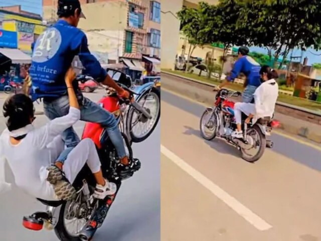 Bengaluru Couple's Reckless Bike Ride Video Outrages Internet - News18