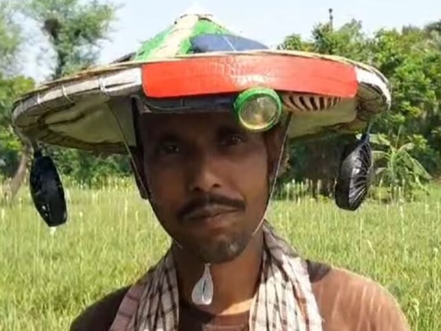 West Bengal Youth Invents Solar-powered Smart Hat To Protect Farmers In ...