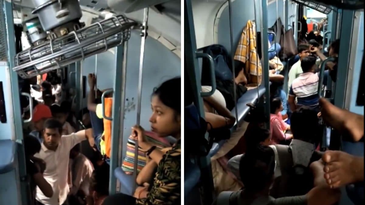 Watch: Sleeper Coach Of Shramjeevi SF Express Full Of Passengers ...