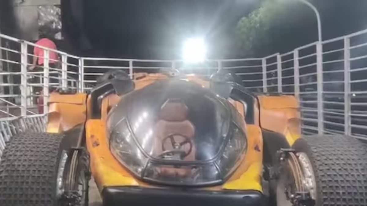 Kalki 2898 AD’s AI-powered Bujji Car Spotted At Prasads Multiplex In ...