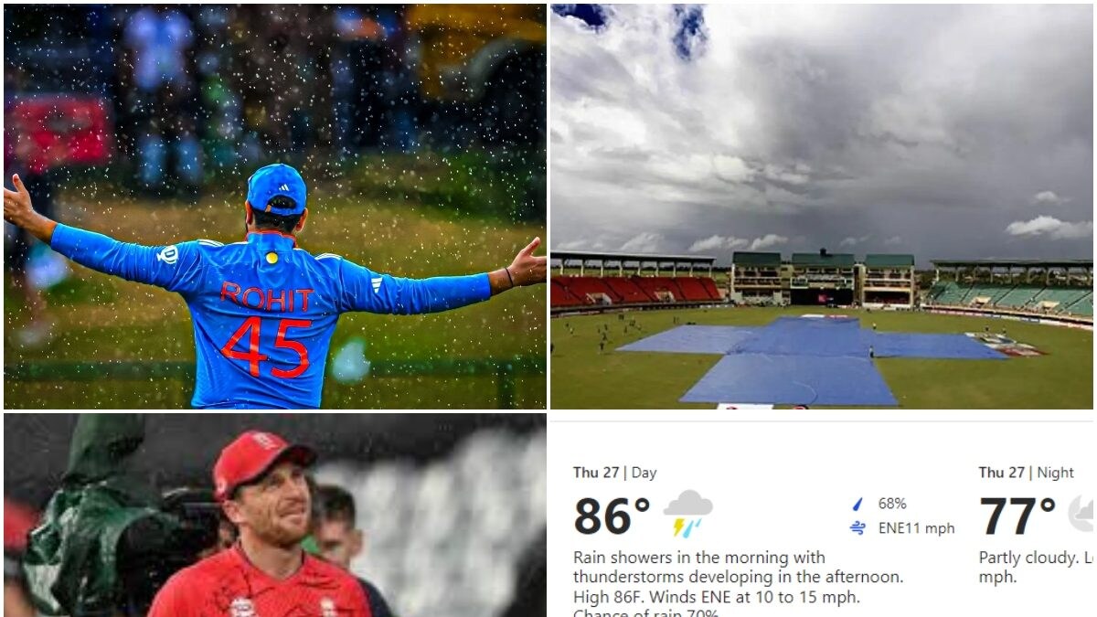IND vs ENG Semi-final Weather Forecast: Washout on the Cards With 70 ...
