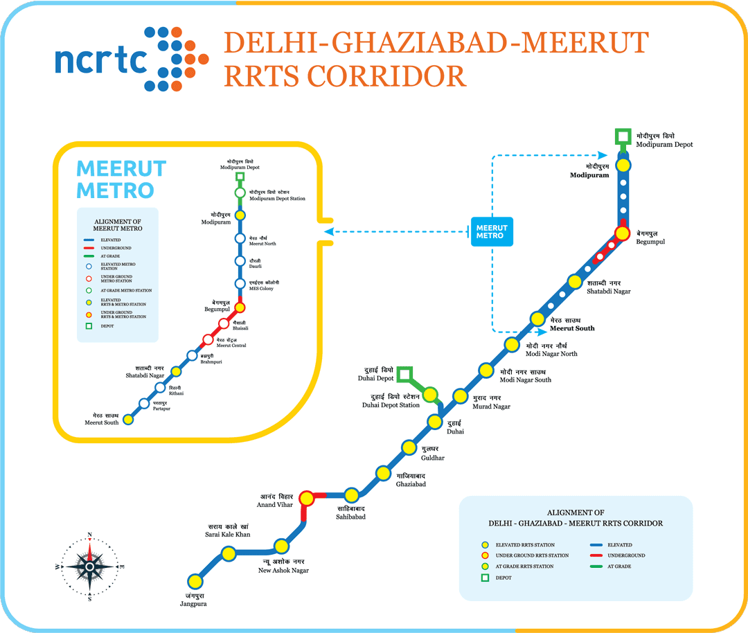 Delhi–Meerut RRTS: Second Depot Coming Up in Meerut’s Modipuram, Will ...