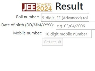 JEE Advanced Result 2024 LIVE: IIT JEE Adv Scorecards Released, Direct Link at jeeadv.ac.in - News18