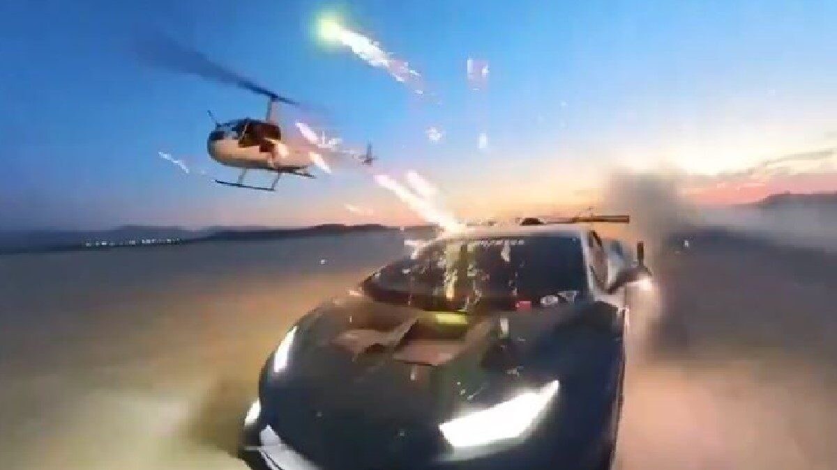 Watch: YouTuber Directs Video Of Chopper Shooting Fireworks At Speeding ...