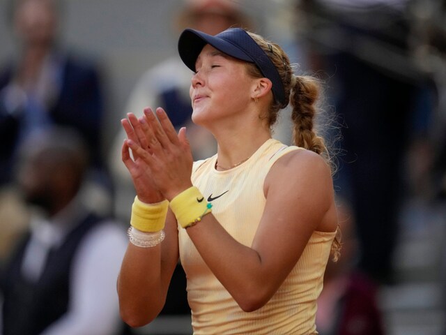 French Open: Mirra Andreeva Shocks Ailing Aryna Sabalenka, Faces Jasmine Paolini in Semis - News18