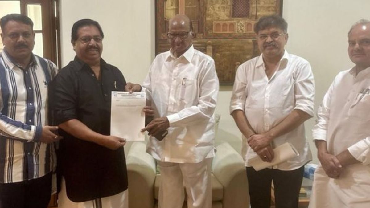 NCP-SP Appoints P C Chacko As Working President | Politics News - News18