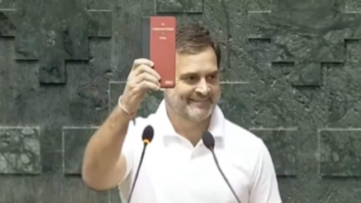 Consitution Copy In Hand, Rahul Gandhi Takes Oath As Lok Sabha MP ...