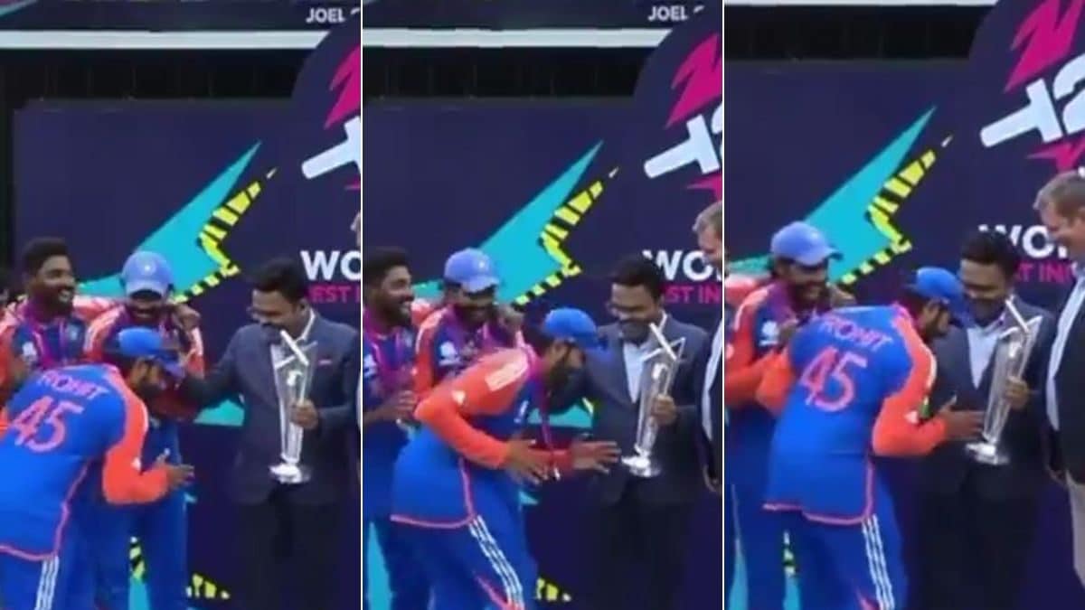 WATCH: Rohit Sharma's Slow Motion Walk to Get the T20 World Cup from ...