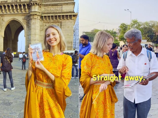 Russian Influencer's Interaction with Indian Photographer At Gateway of ...