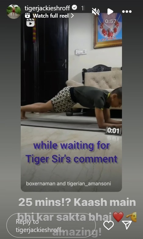 Tiger Shroff Calls A Little Fan ‘Amazing’ After He Holds Planks For 25 ...