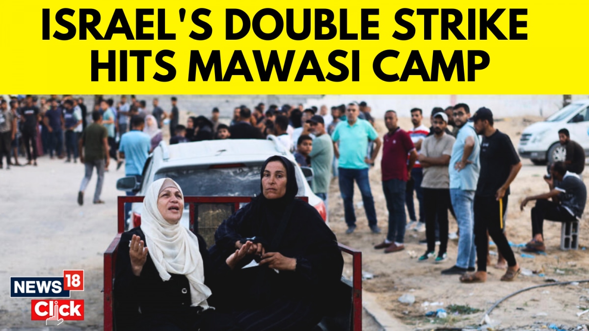 Palestinians Grieve Loved Ones Killed In Mawasi Tent Camp Attack - News18