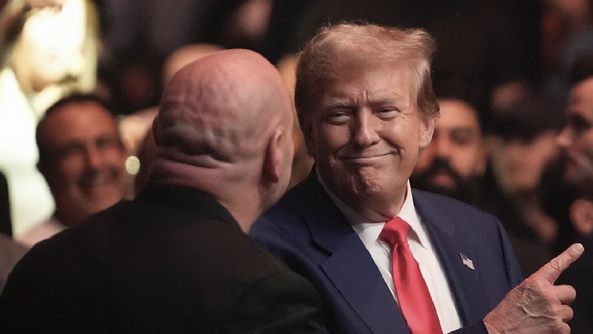 Video: UFC Fans Greet Donald Trump With Standing Ovation, Ex-President ...