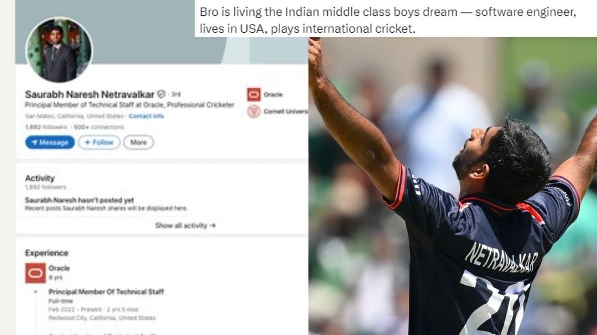 Pakistan Lost To Engineer Indians Pull Up Saurabh Netravalkar S