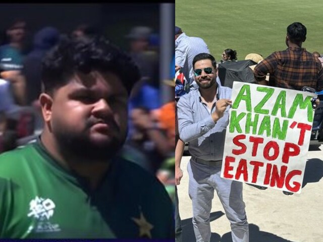 'Azam Khan't Stop Eating': Pakistan's Azam Khan Body Shamed After Golden Duck Against USA - News18
