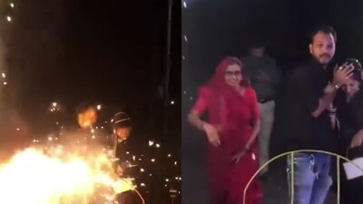 'Why Showoff?' Indian Celebration Goes Wrong After Firecracker Bursts ...