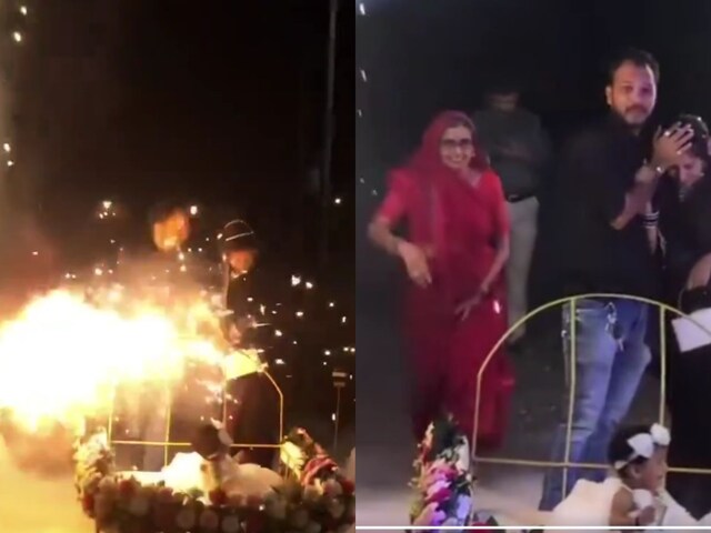 'Why Showoff?' Indian Celebration Goes Wrong After Firecracker Bursts ...