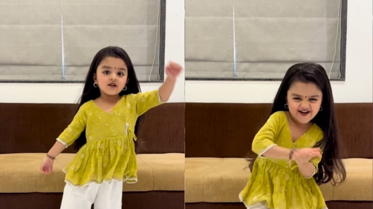 Video Of 4-Year-Old Girl Dancing To Rukhi Sukhi Roti Will Win Your ...