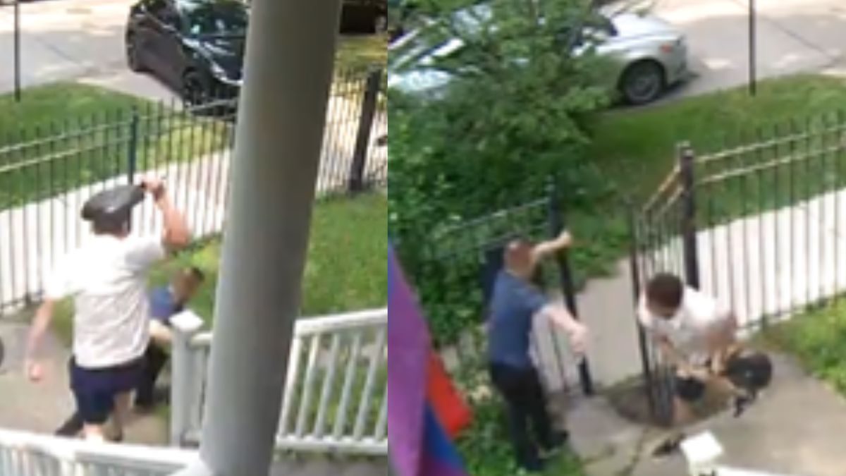 Watch: Man Fights Off Intruder With Frying Pan In Dramatic Break-In ...