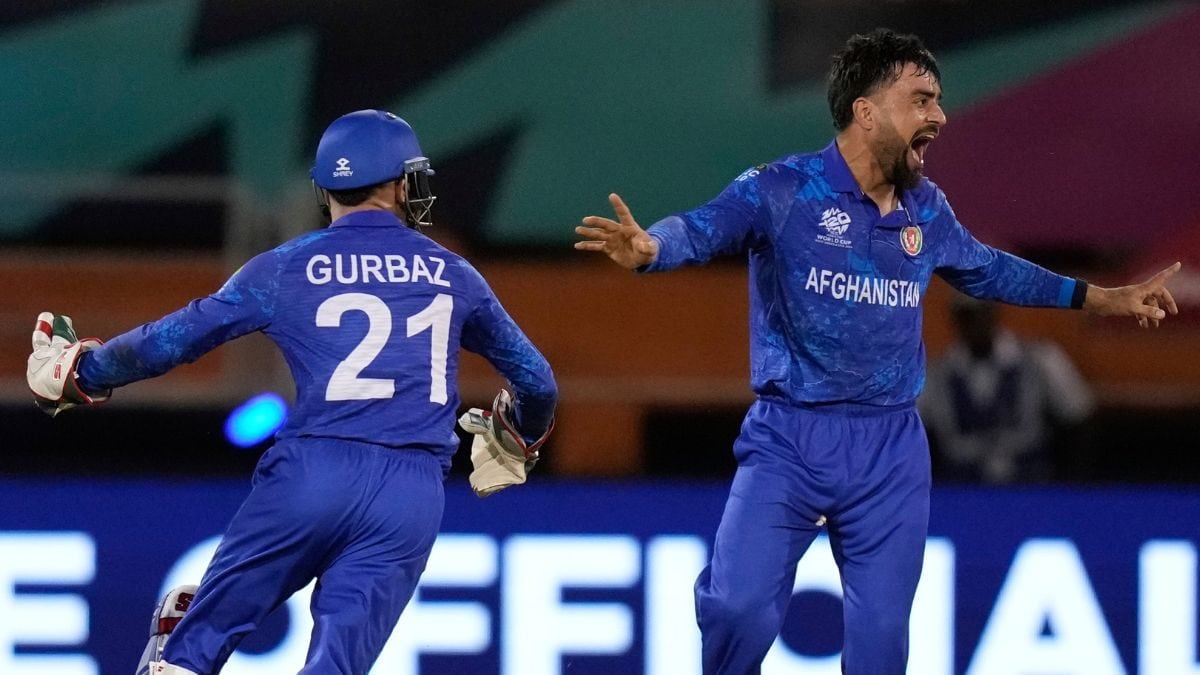 AFG VS NZ, T20 World Cup 2024 in Photos: Afghanistan's Rahmanullah Gurbaz, Rashid Khan Crush New ...