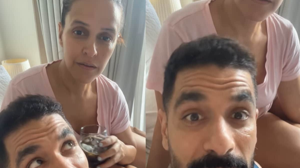 Angad Bedi's Fun Reel With Wife Neha Dhupia On 'Ghar De Kharche' Is Too ...