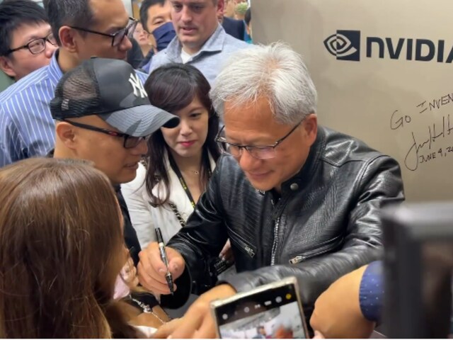'Is that a good idea?'- Nvidia CEO Jensen Huang Signs Female Fan's ...