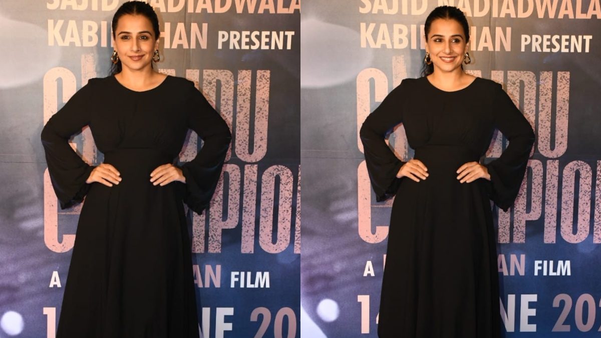 Vidya Balan Surprises Fans With Her Transformation at Chandu Champion ...