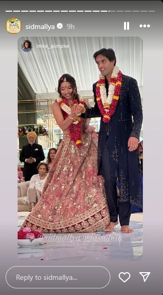 Inside Sidhartha Mallya, Jasmine’s Indian Wedding Ceremony | Movies ...