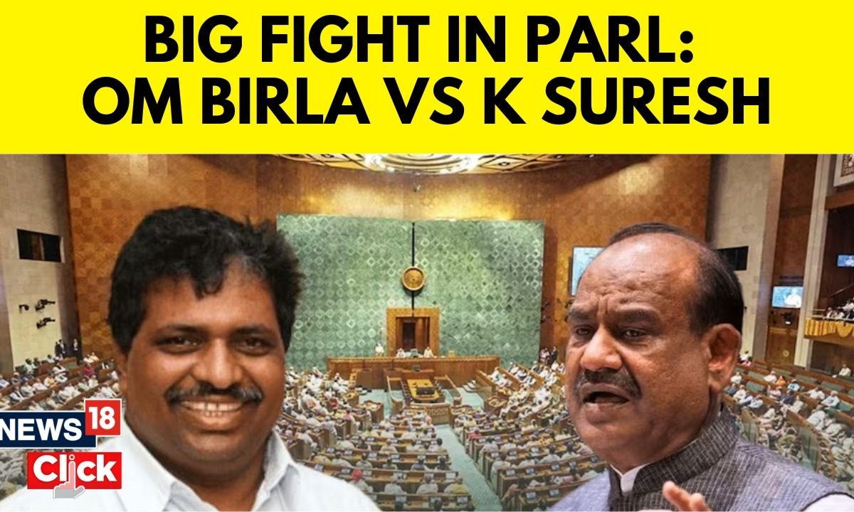 Om Birla Vs K Suresh: Centre Set to Battle for Lok Sabha Speaker Post - News18