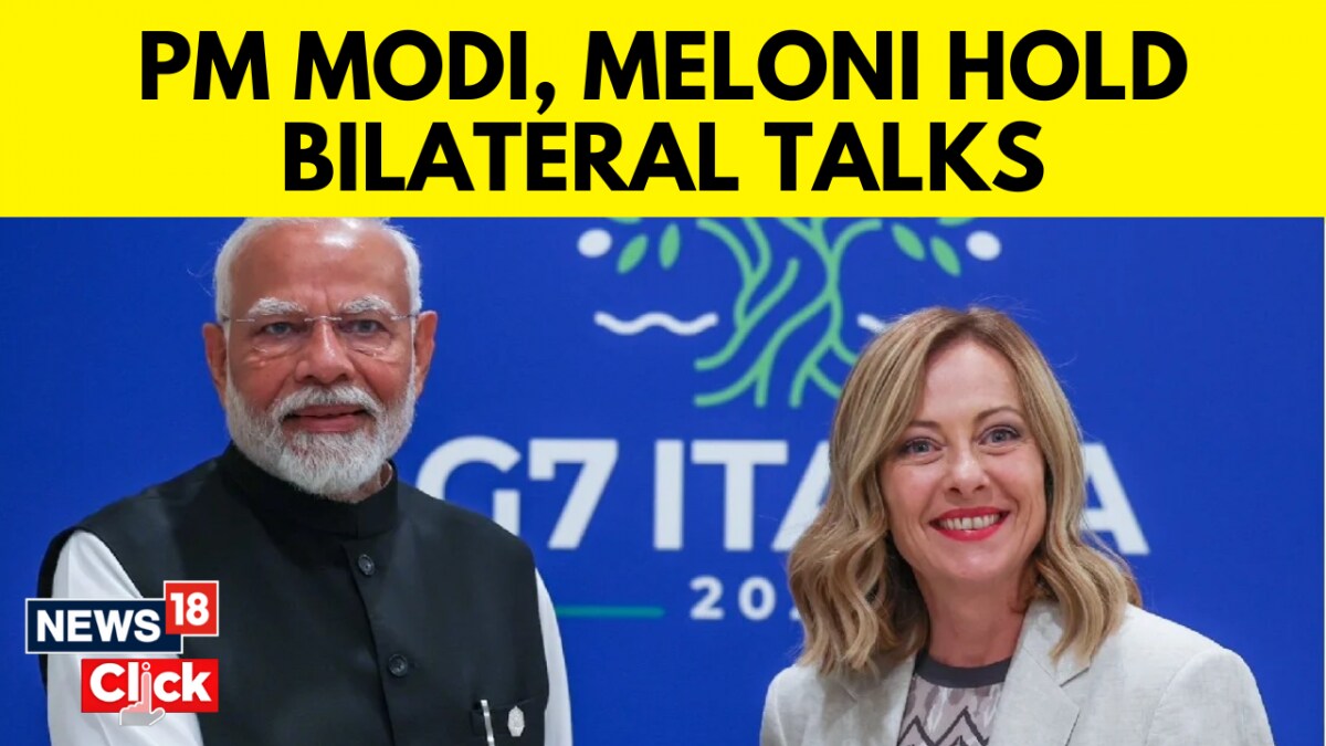 PM Modi holds bilateral talks with Italian PM Meloni on sidelines of G7 ...