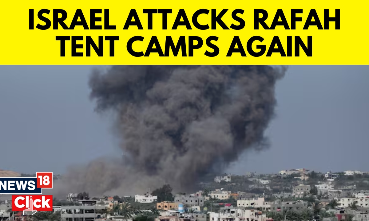 Israeli strikes on tent camps near Rafah kill at least 25, Gaza health ...