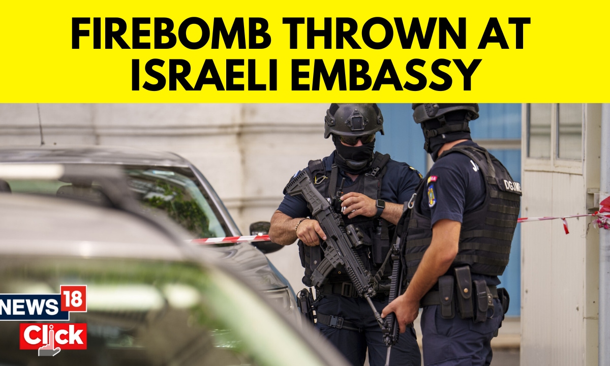 Firebomb thrown at Israeli embassy in Romania - News18